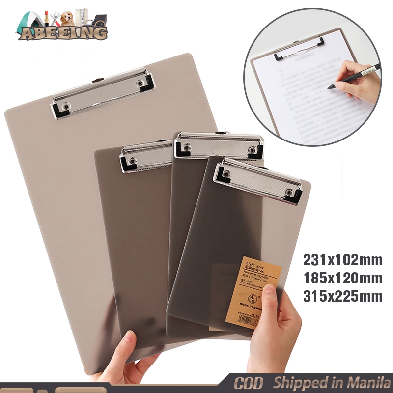 Receipt Clips Clip Board A6 A4 Size Document Folder Writing Pad Writing ...
