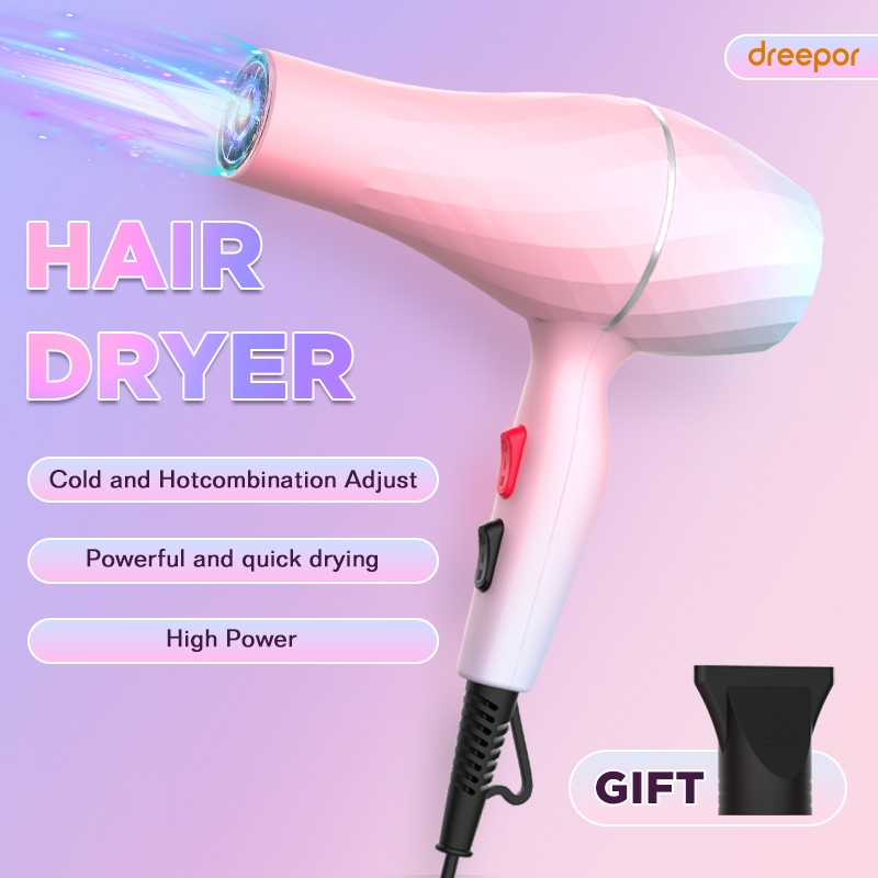 Dreepor Professional Electric Hair Blower Care Blower Hair Dryer Beauty ...