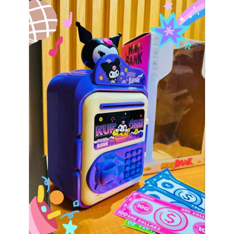 KUROMI MINI BANK HELLO KITTY MINI BANK MACHINE LEARN KID TO SAVE MONEY ...