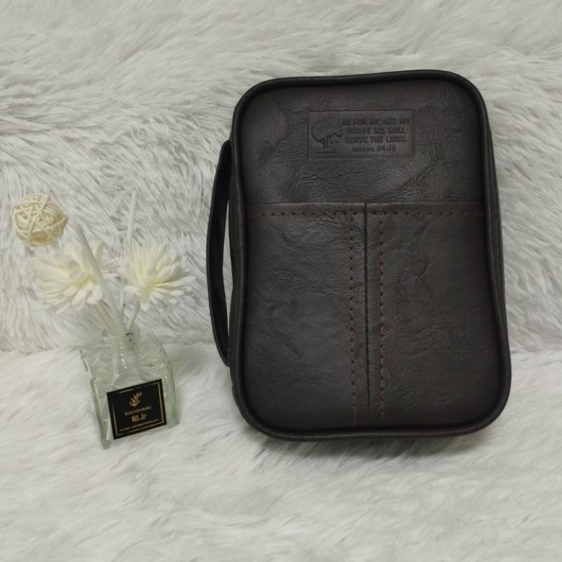 BHB Small Leather Bible Cover Sturdy and Affordable Bible Cover with ...