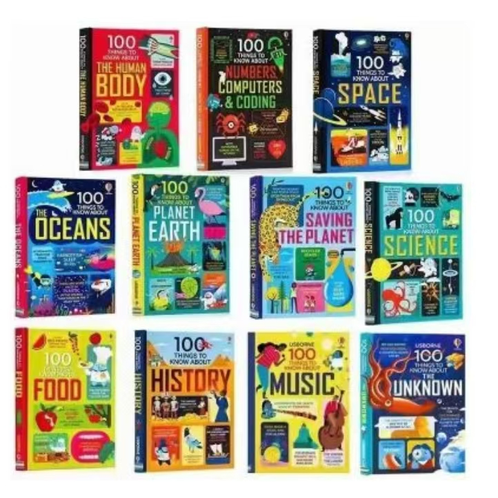 NEW 11 books Usborne 100 Things To Know About Children 's Science books ...