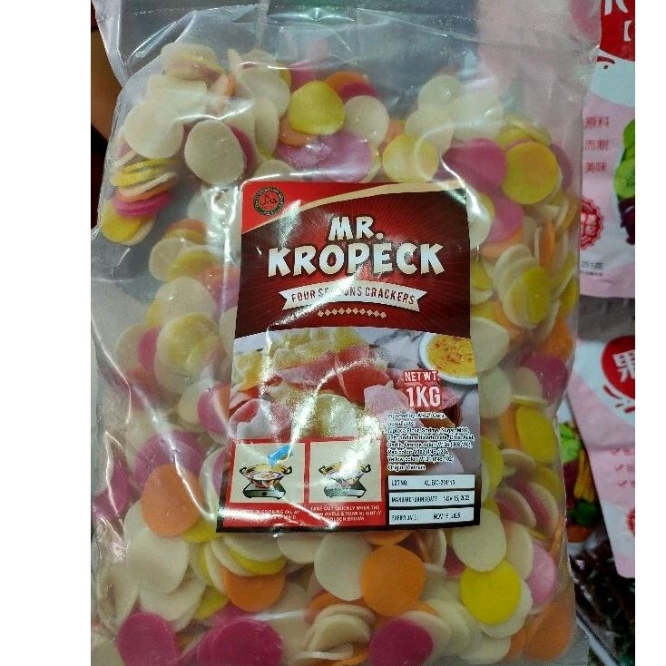 Mr. Kropeck Crackers Chicharon Four Seasons and Prawn 1kg | Shopee ...