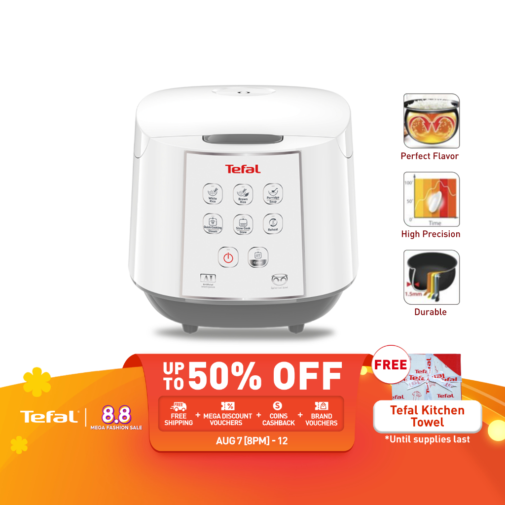 Tefal Easy Rice Digital Rice Cooker RK732167 10 Cups | Shopee Philippines