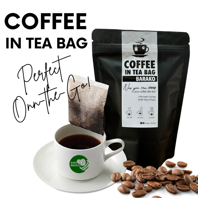 [Kape Amigo] Coffee in Tea Bag 100g - Instant Brewed Coffee | Shopee ...