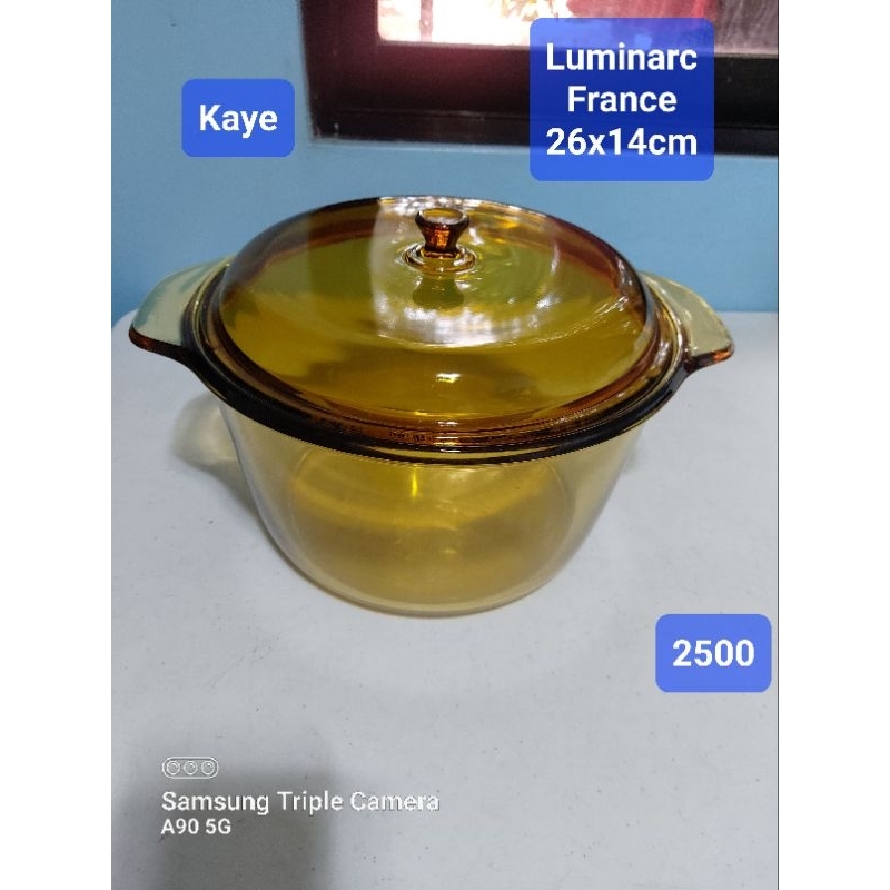Luminarc Cookware 26x14 (Kaye) | Shopee Philippines