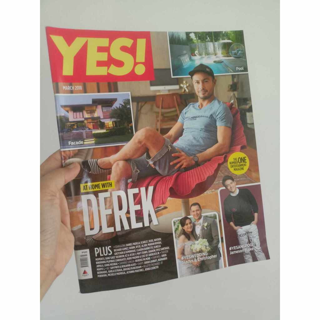 Coffee Table Magazine: Yes Magazine Derek Ramsay / Gladys & Christopher ...