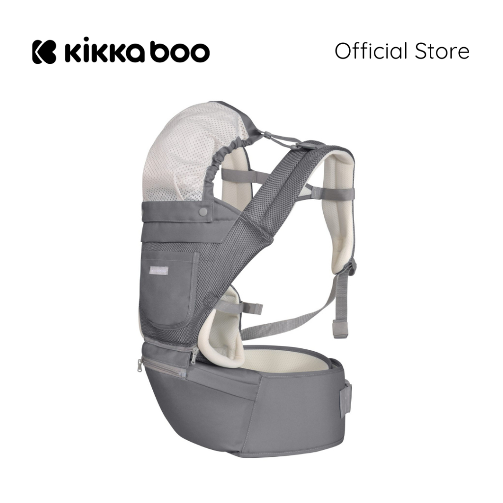 KikkaBoo Carrier Chloe Mesh-Grey | Shopee Philippines