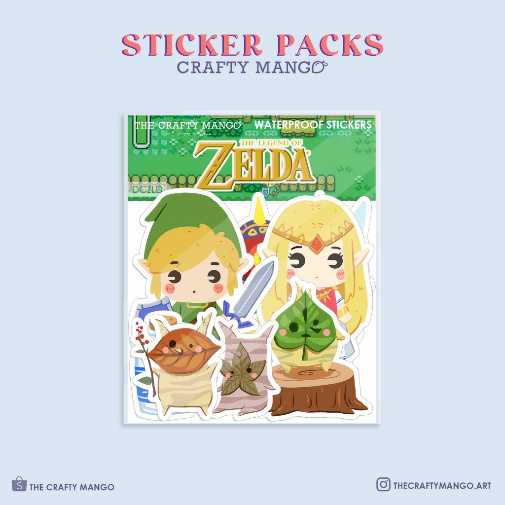 Legend of Zelda Stickers | vinyl sticker waterproof laptop journaling ...