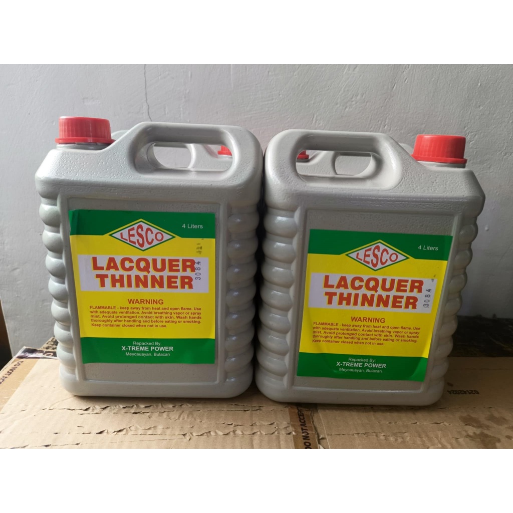 LESCO PAINT AND LACQUER THINNER 3 LITERS | THINNER FOR PAINTS | Shopee Philippines