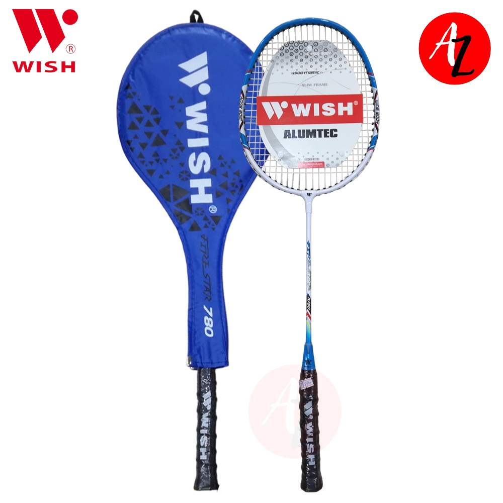 WISH Alumtec W-780 Slim Frame Isodynamic Badminton Racket Alumtech ...
