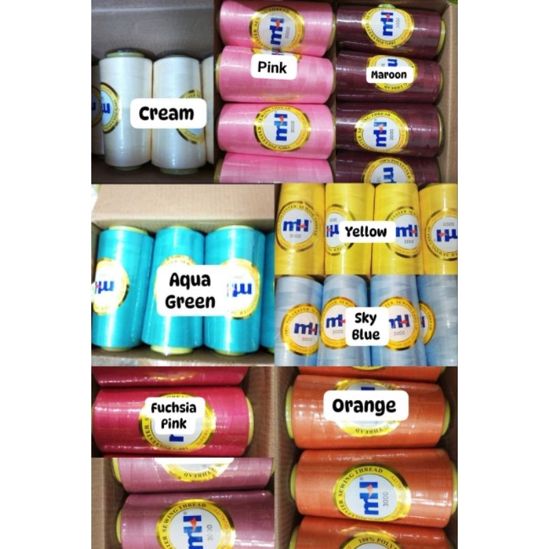 SEWING THREAD POLYSTER SOLD PER ROLL (MH BRAND) | Shopee Philippines