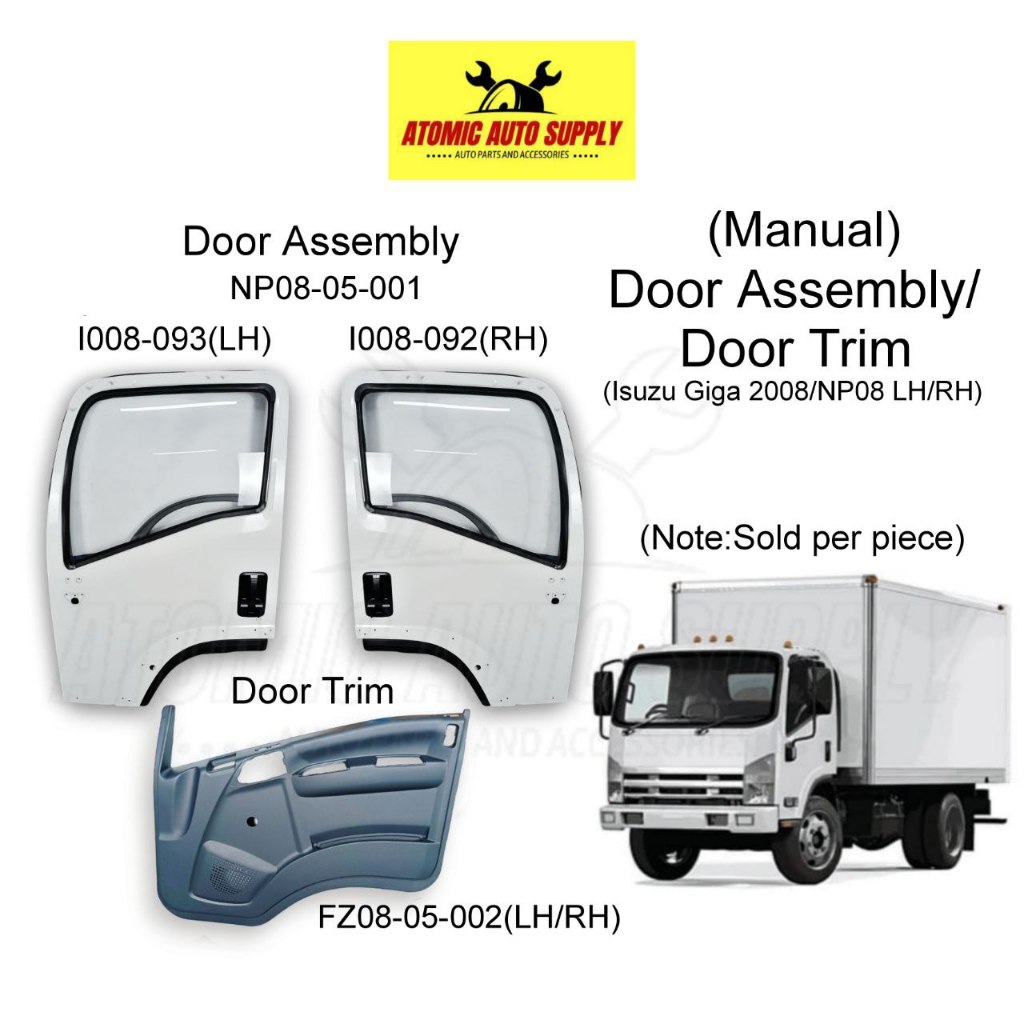 DOOR TRIM(LH/RH -FZ08-05-002) -FOR ISUZU GIGA 2008/NP08 TRUCK -SOLD PER ...