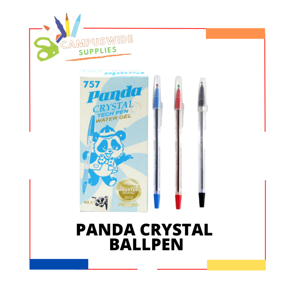 PANDA Crystal Ballpen (25's in a Box) | Shopee Philippines