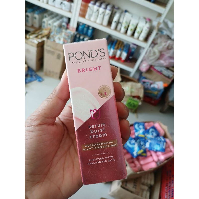 Ponds bright serum brust cream 40g | Shopee Philippines