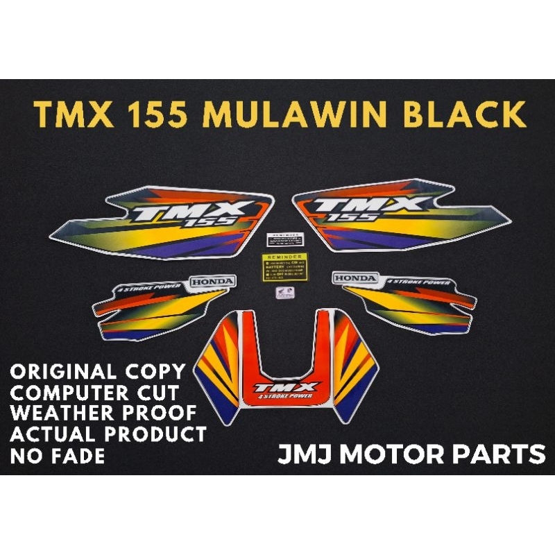 TMX 155 Mulawin Decals Complete Set COPY ORIGINAL ONLY | Shopee Philippines