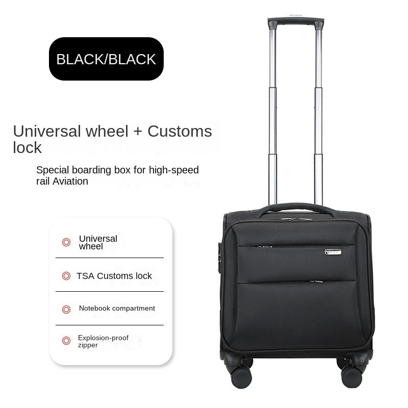 Mini travel bag Small trolley case luggage Multi-functional Oxford ...