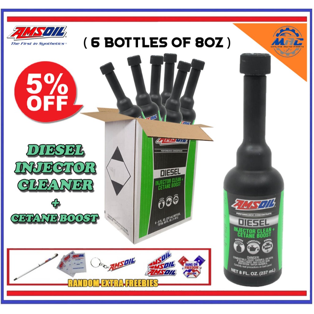 AMSOIL Diesel Injector Clean + Cetane Boost ( 6pcs of 8 oz )1 box ...
