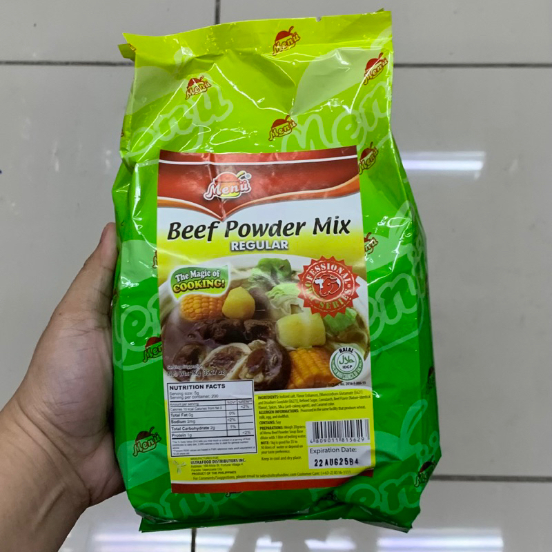 MENU BEEF POWDER MIX REGULAR 1kg | Shopee Philippines