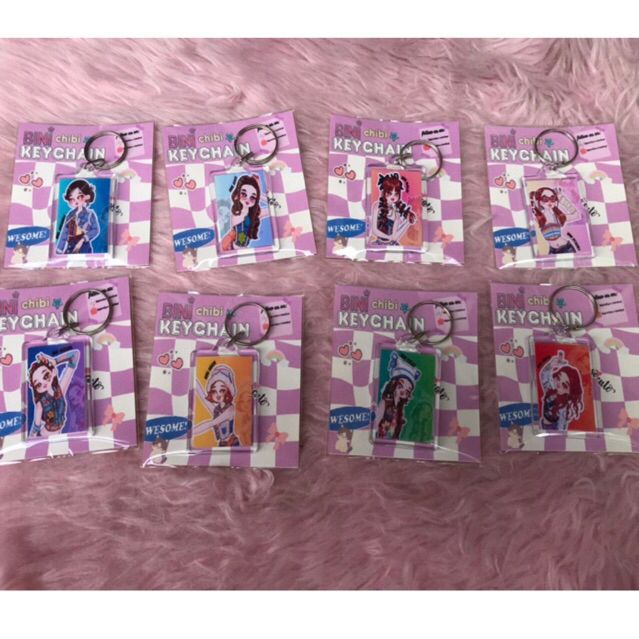Bini Chibi Keychain (acryclic) | Shopee Philippines