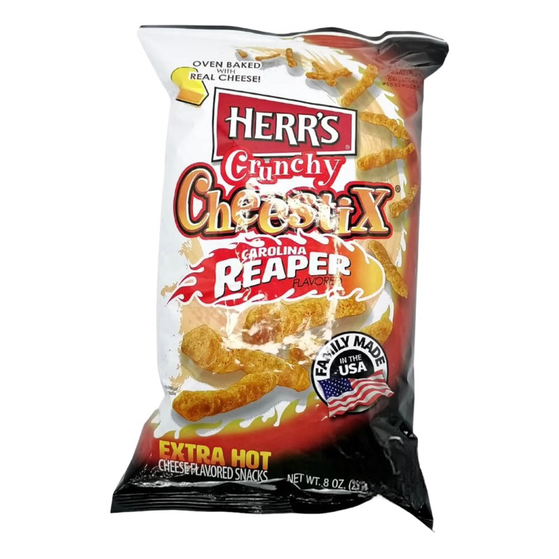 Herr's Crunchy Cheestix Carolina Reaper Chips 227g | Shopee Philippines