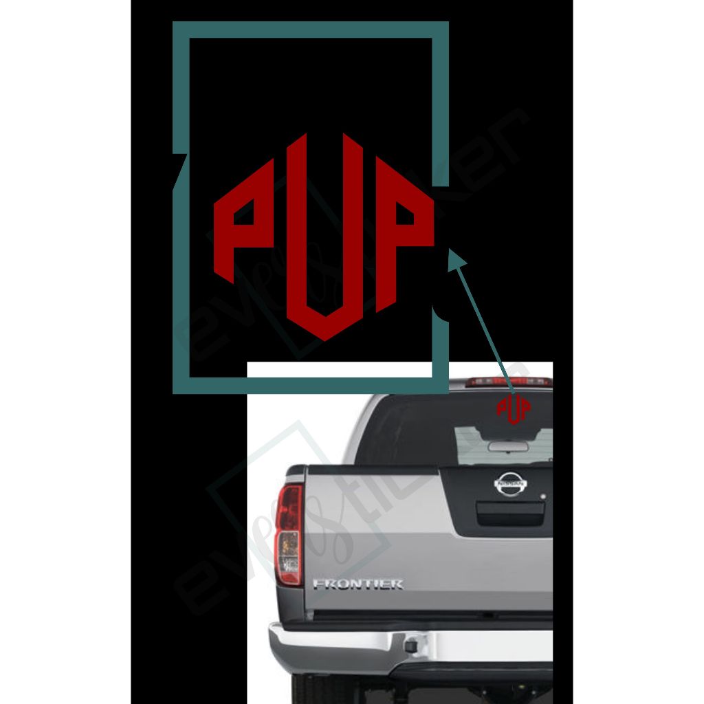 Polytechnic University of the Philippines PUP sticker V1 for cars ...