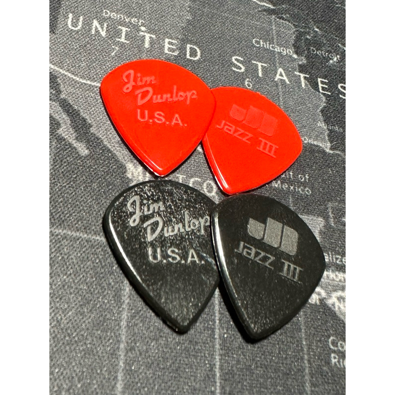 Dunlop Jazz III Sharp Nylon Guitar Picks | Shopee Philippines