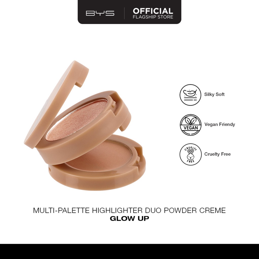 BYS Stackables Multi-Palette Highlighter Duo Powder Creme Glow Up ...
