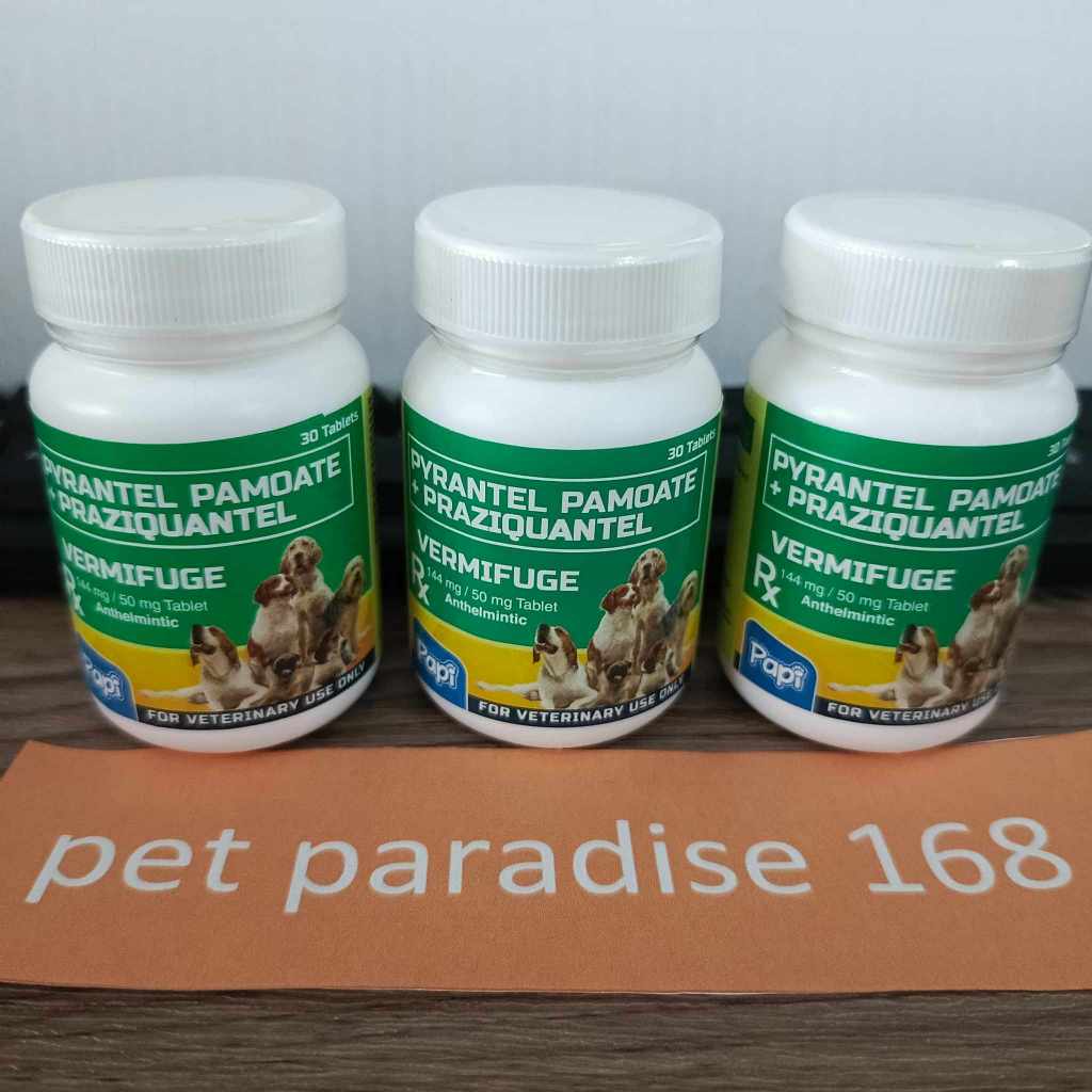 Vermifuge Pyrantel Pamoate + Praziquantel Tablet Dewormer for Dogs ...
