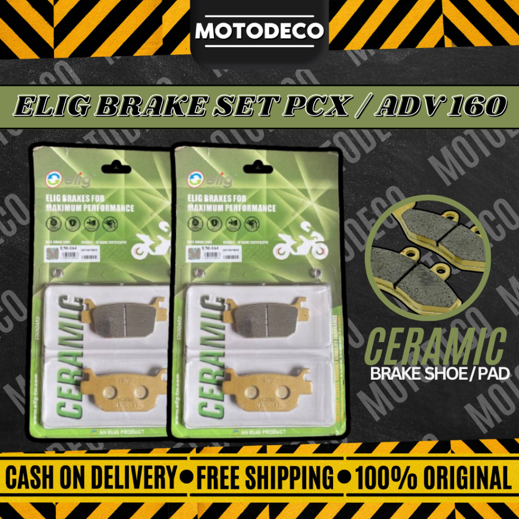 ELIG BRAKE PAD FOR HONDA PCX 150 / PCX 160 /ADV 160 ABS | Shopee ...