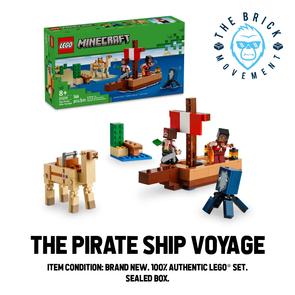 LEGO® MINECRAFT 21259 The Pirate Ship Set | Shopee Philippines