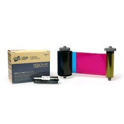 IDP Smart Ribbon Kit YMCKOK Full Colored Front & Black at back 200 ID`s ...