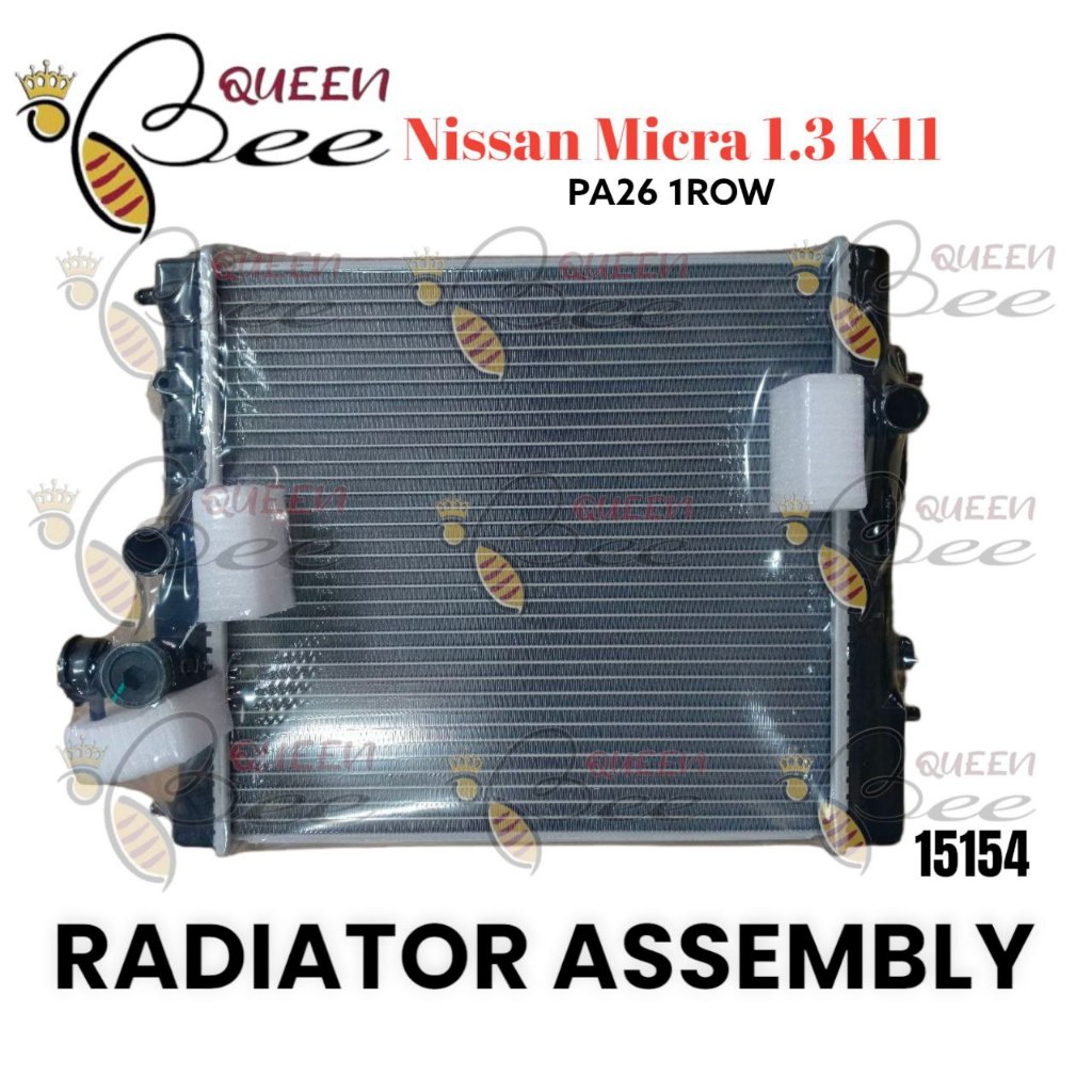 QUEENBEE 15154 Nissan Micra 1.3 K11 Radiator Assembly M/T PA26 (Polar ...