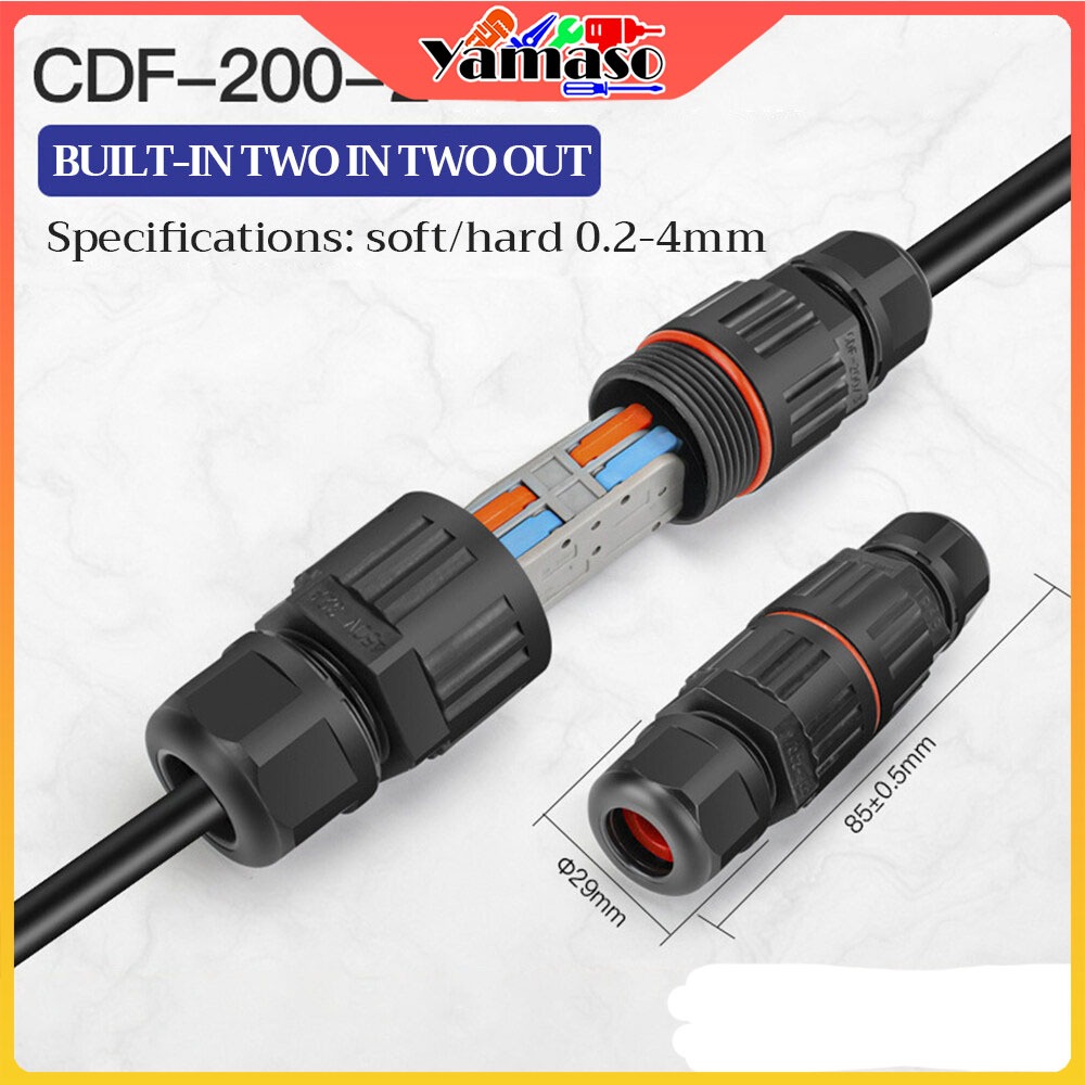 Waterproof Connector Underwater Terminal Block 2 core Electrical Wire ...