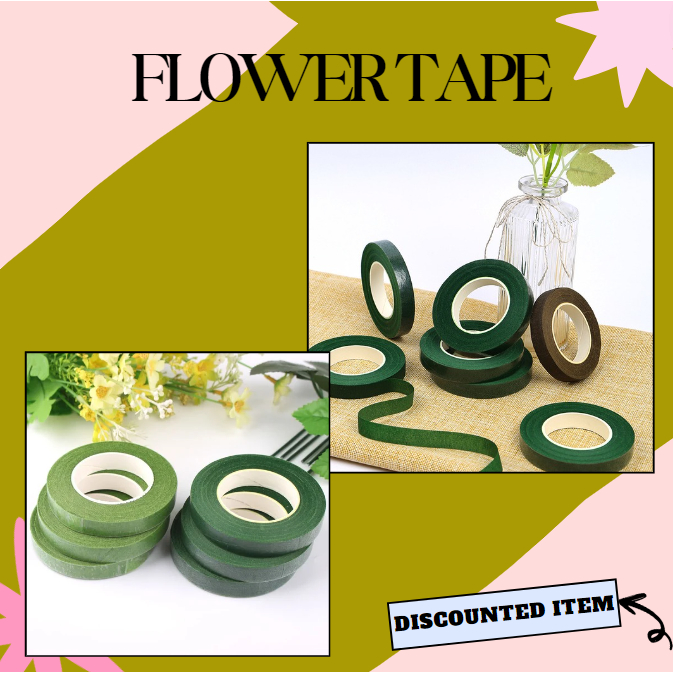 FLOWER STEM COVER PAPER TYPE CREPE PAPER WIRE COVER | Shopee Philippines