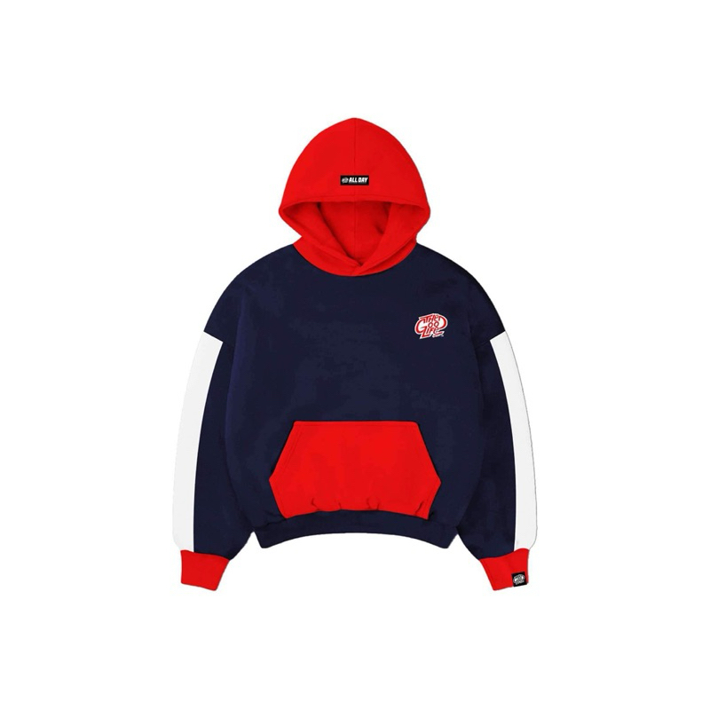 GOODLIFE-EMBRO DASH” HOODIE (NAVY/RED) | Shopee Philippines