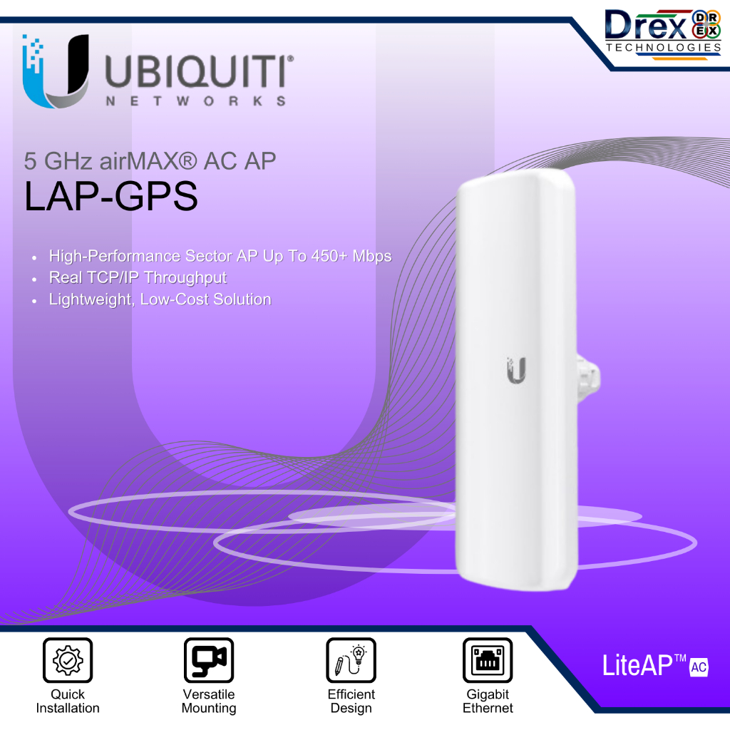 UBIQUITI LAP-GPS LiteAP GPS Access Point | Shopee Philippines