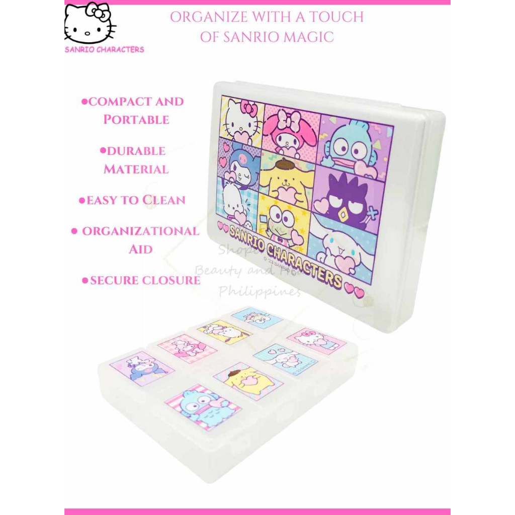 JAPAN SANRIO CONTAINER PILL CASE PARTITION BOX SANRIO CHARACTERS ...