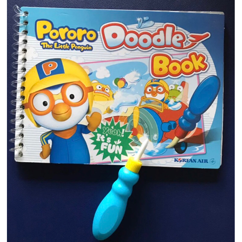 Pororo the little penguin Doodle kids book Made in Korea Brand New ...
