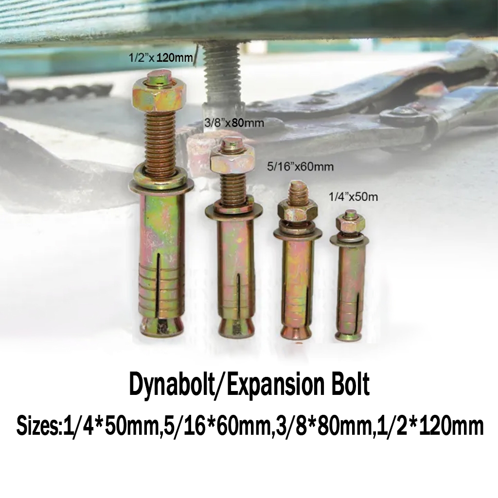 Fast Delivery Concrete Anchor Expansion Dyna Bolt 1/4" | 5/16" | 1/2 ...