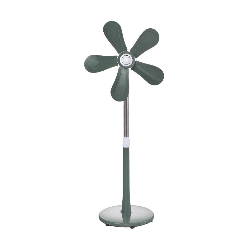 5 Blades Stand Fan Big Wind Portable Adjustable Electric Fan Office ...