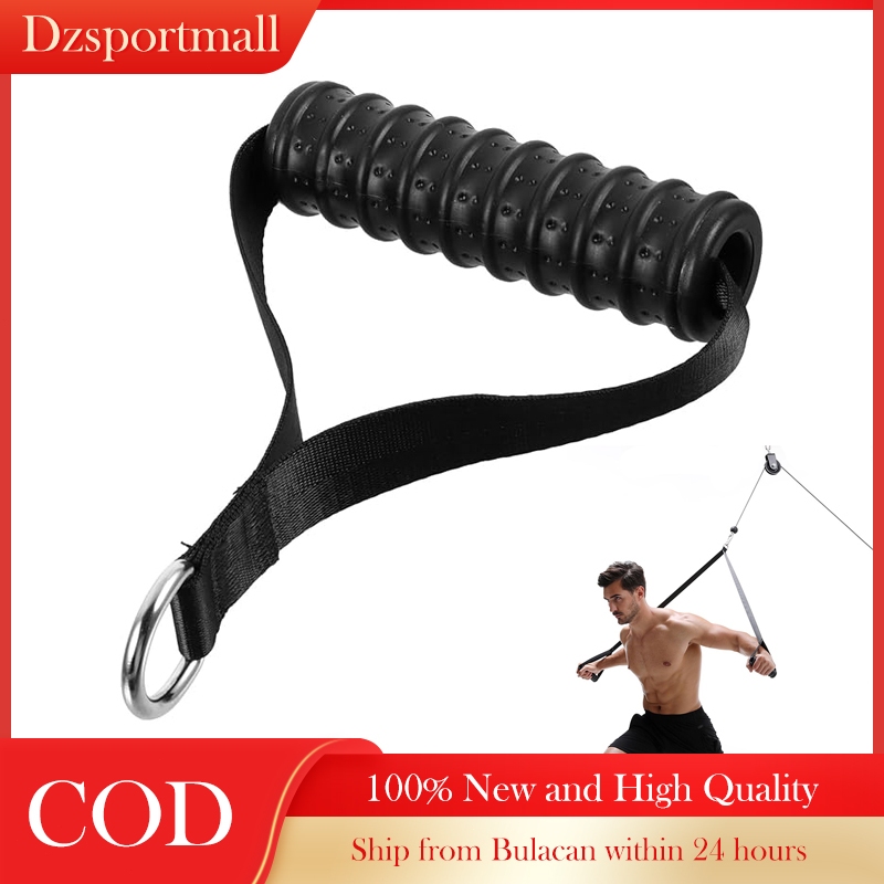 Heavy Duty Handle Cable Machine Athletic Hand Grip Triceps Stirrup ...