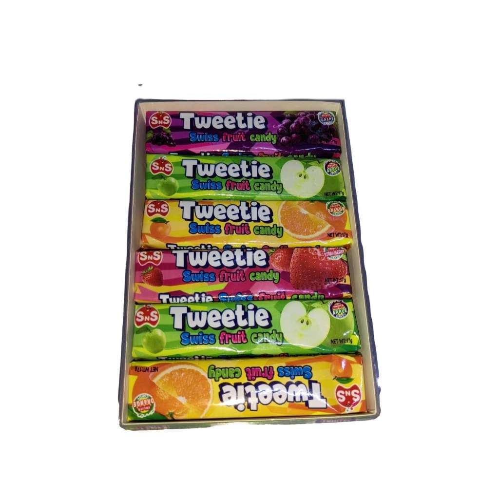Tweetie Swiss Fruit Candy Mixed Fruit Flavor 30pcs SUGAR CRASH | Shopee ...