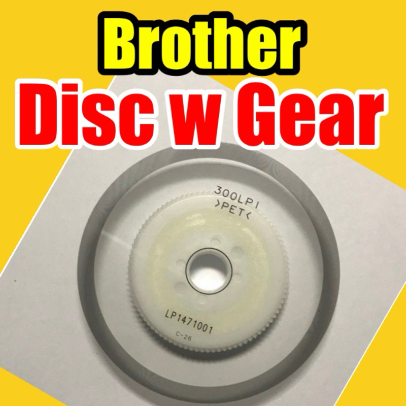 Original Brother Encoder Disc with Gear for Brother T300 T500w T700w ...