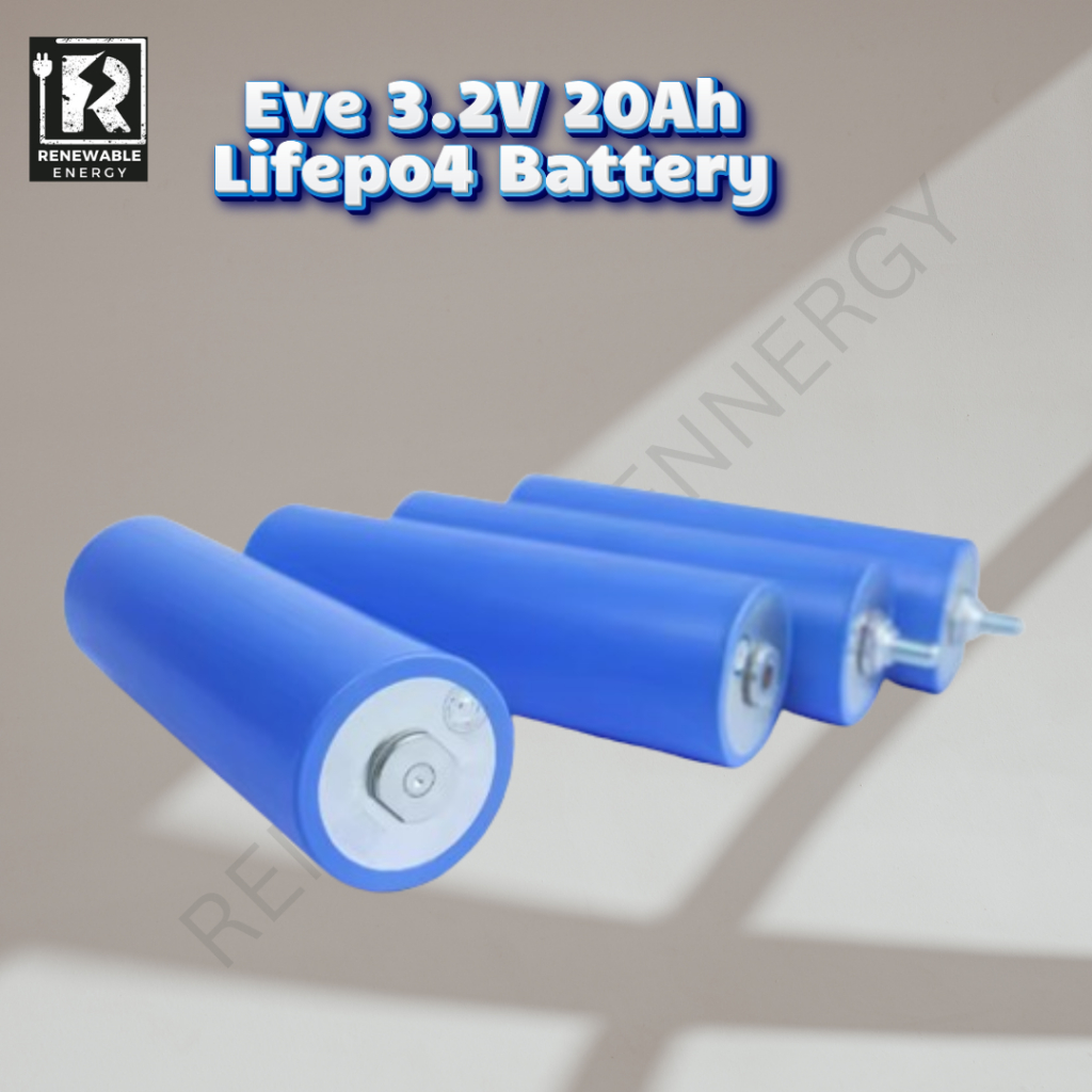 EVE 3.2v 20ah Lifepo4 Battery 20ah Cylindrical Cell (Brandnew Cells ...