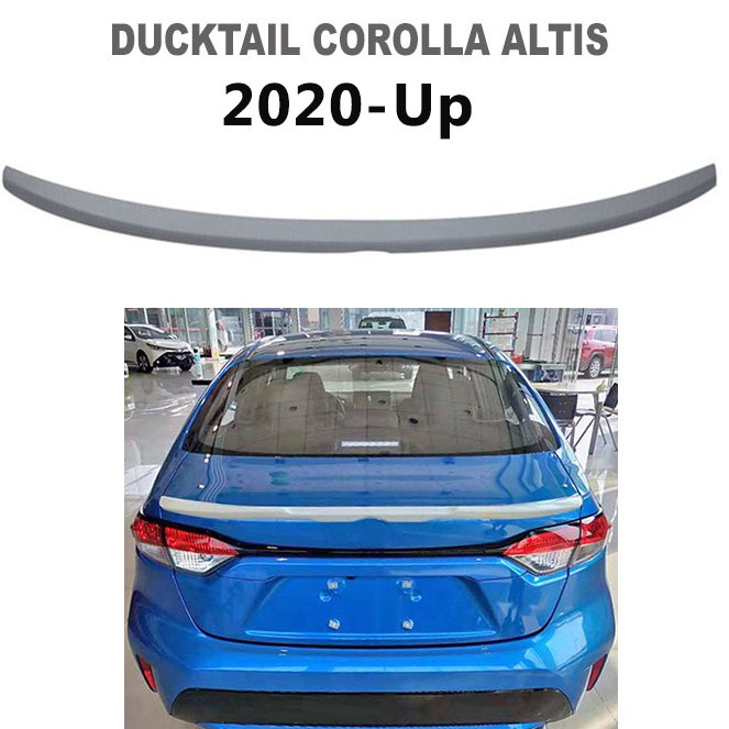 2020-2022 TOYOTA COROLLA ALTIS LIP SPOILER DUCKTAIL UNPAINTED CLS-TY030 ...