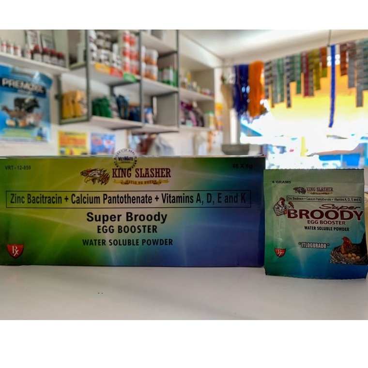 SUPER BROODY EGG BOOSTER 6GMS(KING SLASHER) | Shopee Philippines