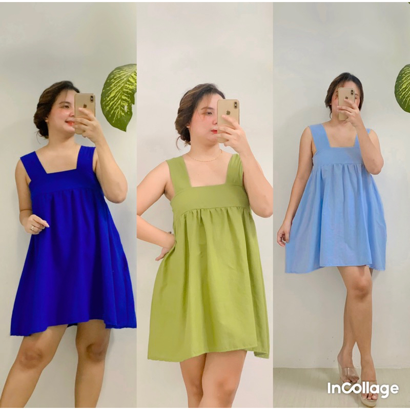 MadebyLolas LISSA Dolldress Small-Xl SizeLinen Summer Dress | Shopee ...