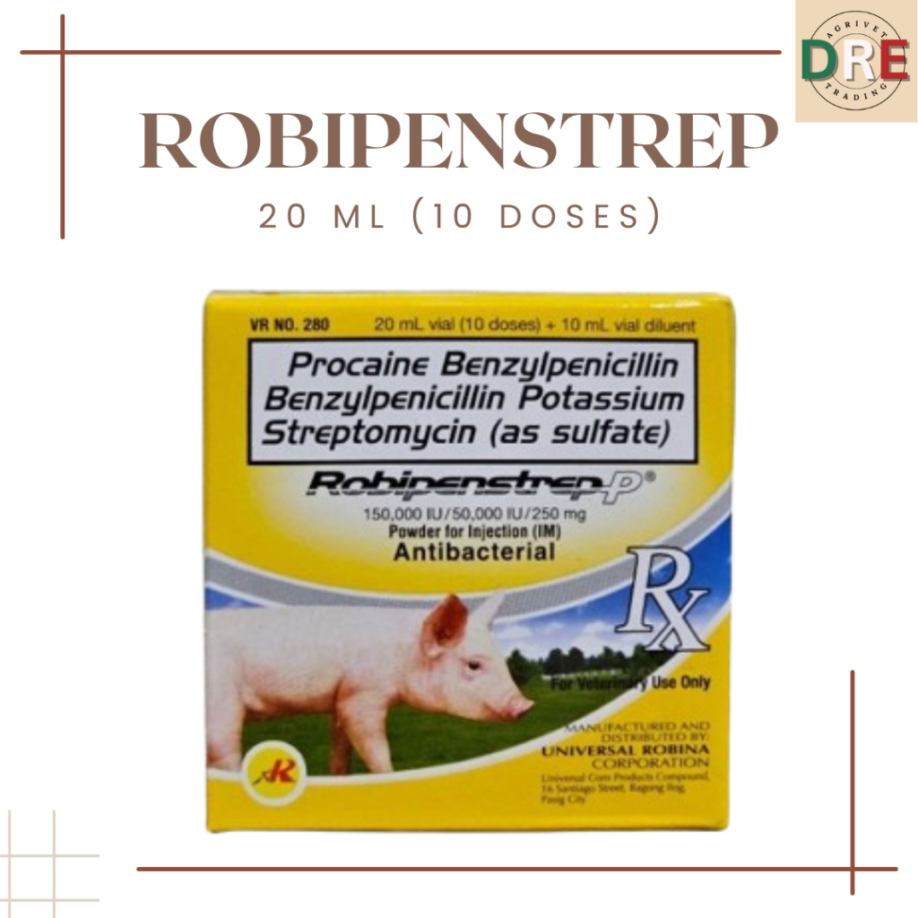 ROBIPENSTREP 20ml vial (10 doses) | Shopee Philippines