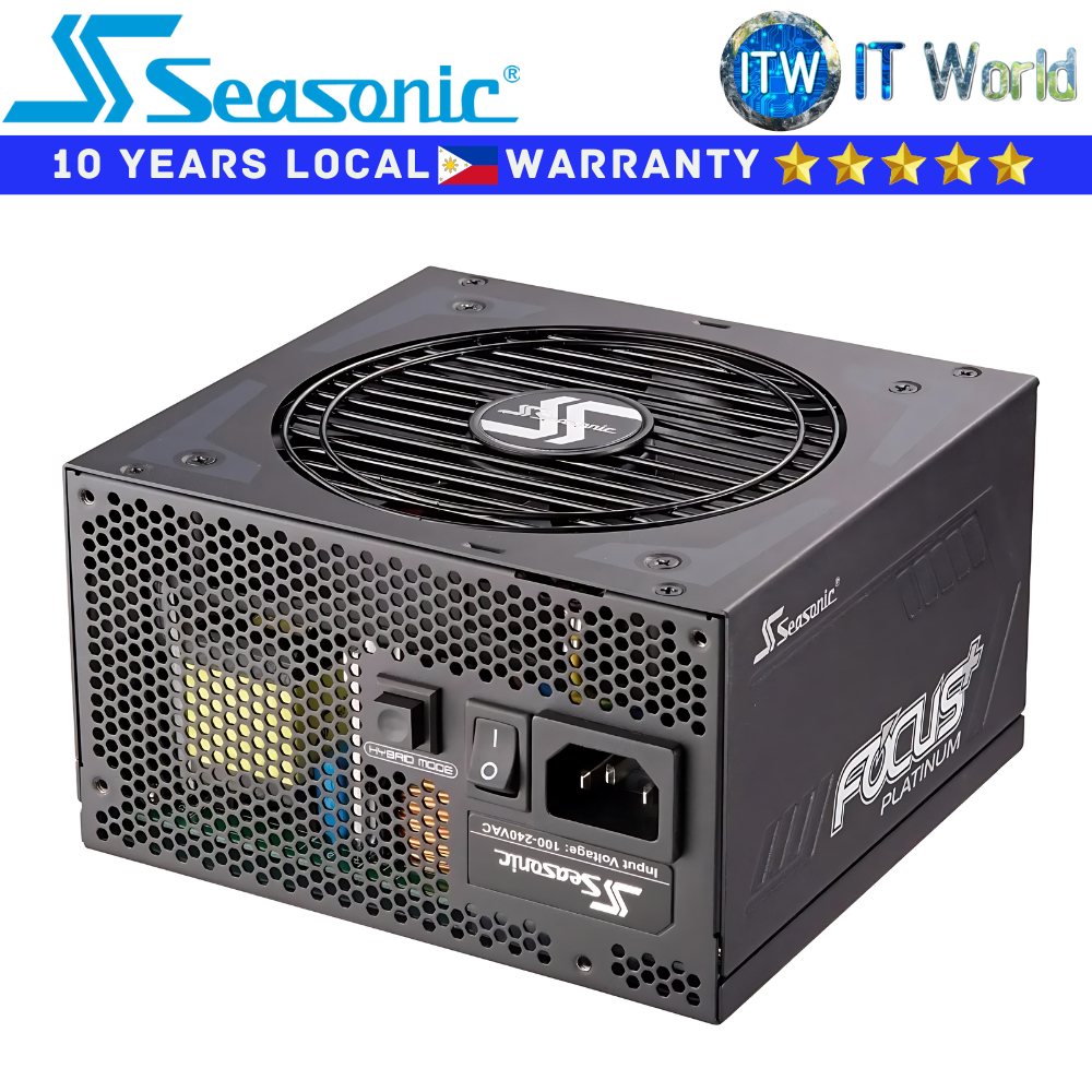 Seasonic PSU 650W Power Supply Unit Focus PX-650 80+ Platinum Full ...