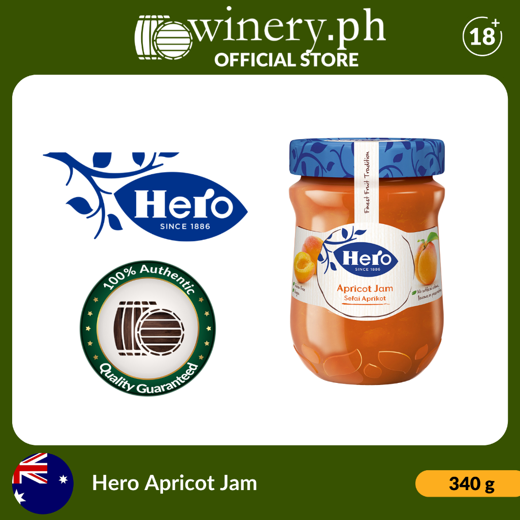 Hero Apricot Jam 340g | Shopee Philippines